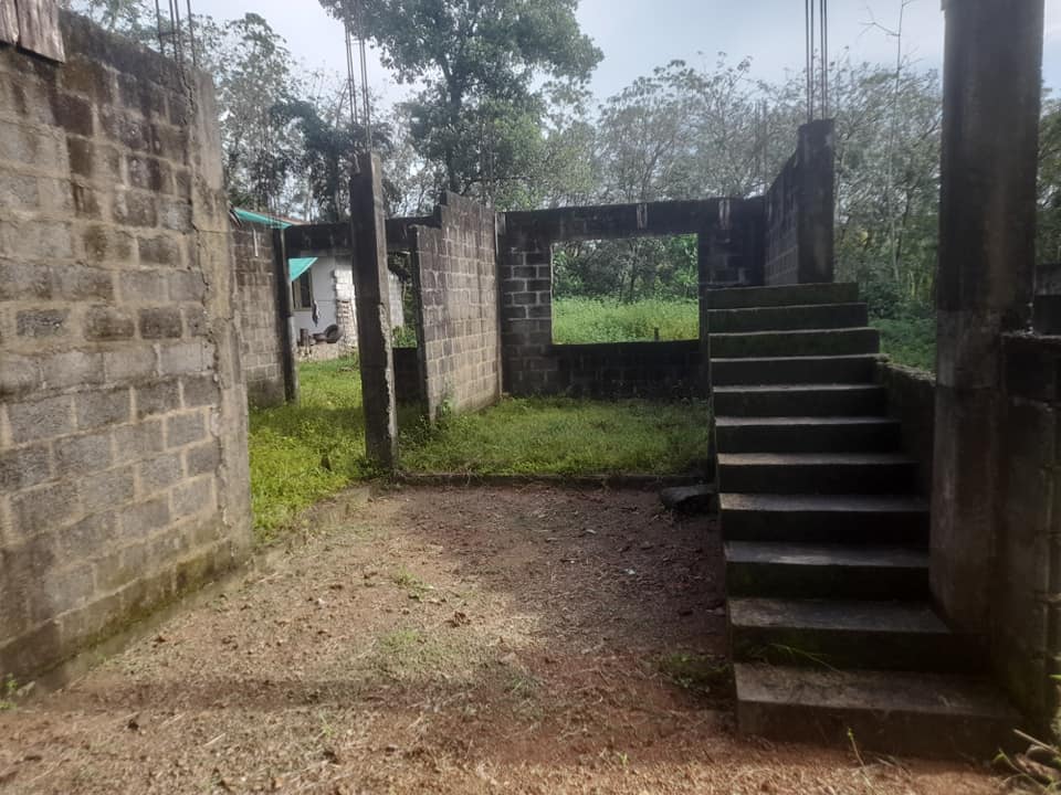 Land with Two-Story House Under Construction for Sale in Homagama ...