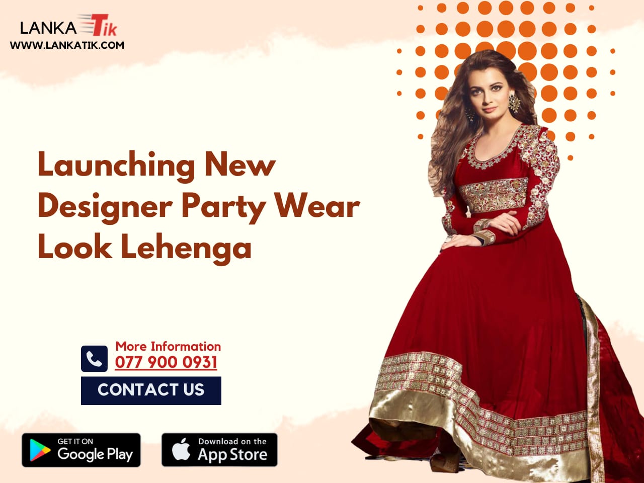 Launching New Designer Party Wear Look Lehenga